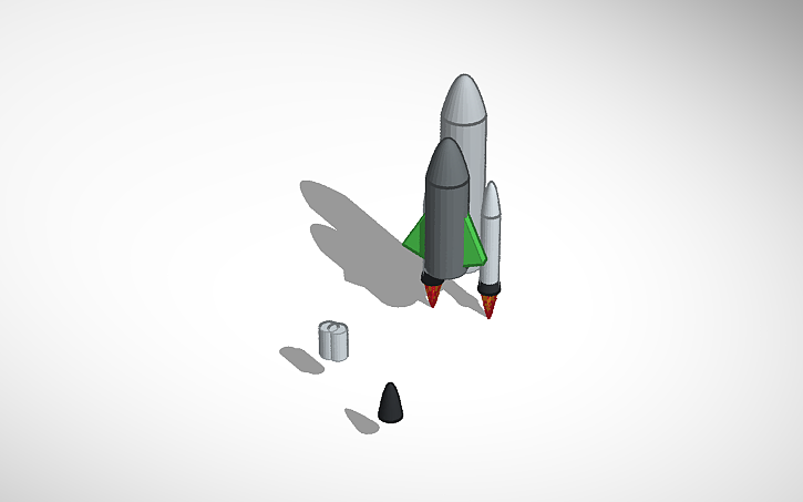 3D design Rocket! - Tinkercad
