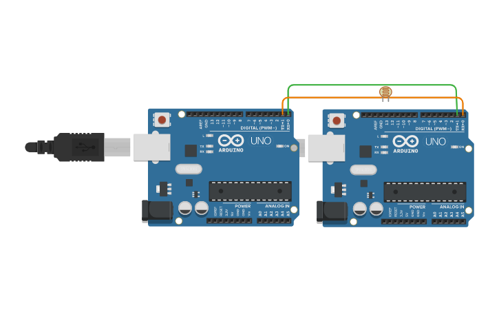 Circuit design serial 2 arduino TX,RX | Tinkercad