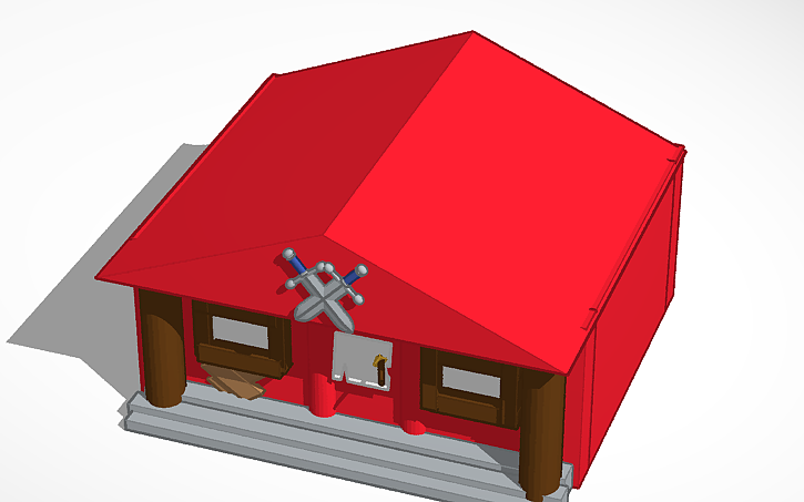 3D design CABAÑA DE ARES (PERCY JACKSON) | Tinkercad