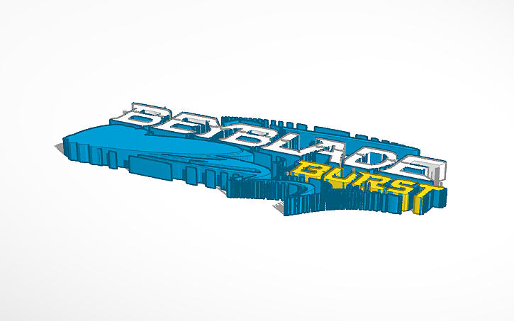 3D design beyblade burst - Tinkercad