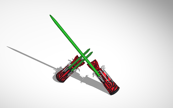 3D design My Lightsaber Gauntlets (Bro J) | Tinkercad