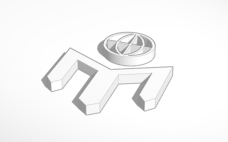 3D design mensa logo - Tinkercad