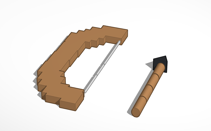 3D design Bow and arrow - Tinkercad