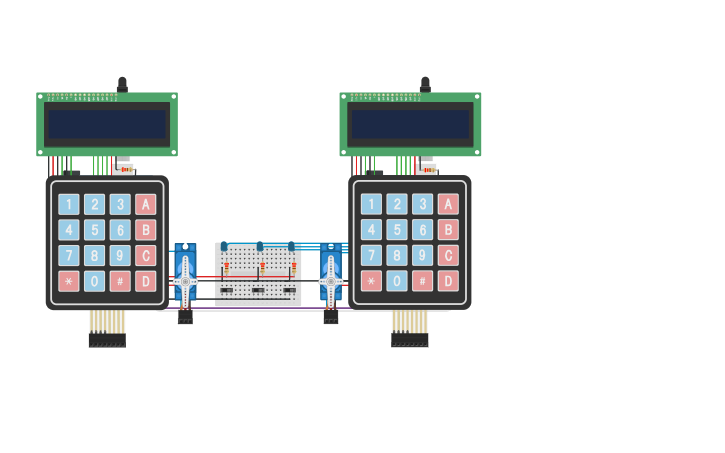 Circuit design Automatic Vending Machine - Tinkercad