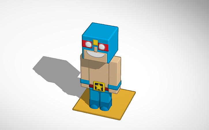 3D design brawl stars el primo - Tinkercad