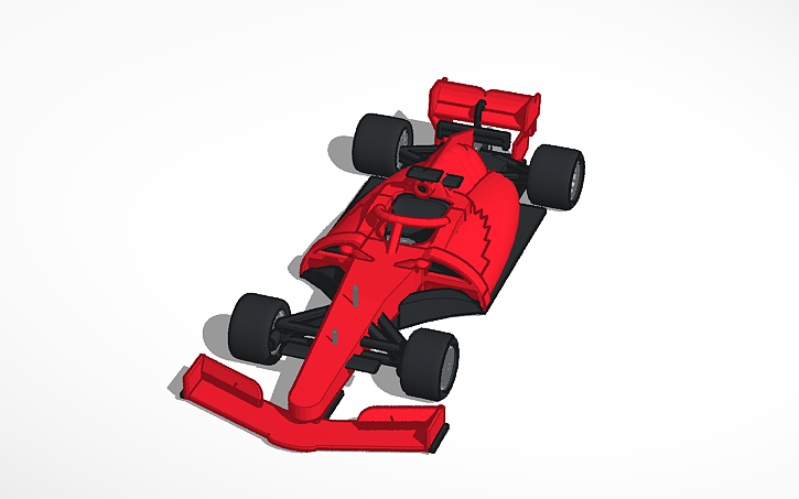 3D design F1 car - Tinkercad