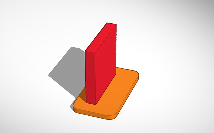 3D design USB socket protector plug cover 2.0mm thick - Tinkercad