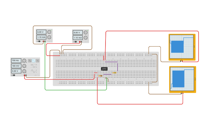 Circuit design punto 2 parte 1 LA - Tinkercad
