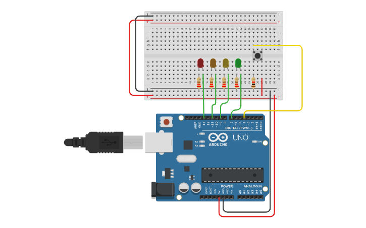 Circuit design Switch_case | Tinkercad