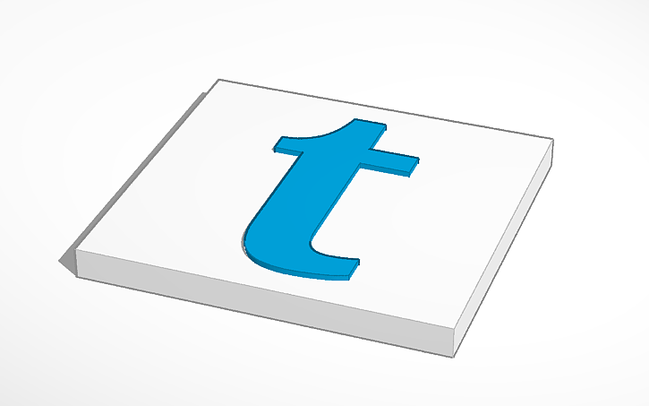 3D design Typing.com Logo - Tinkercad