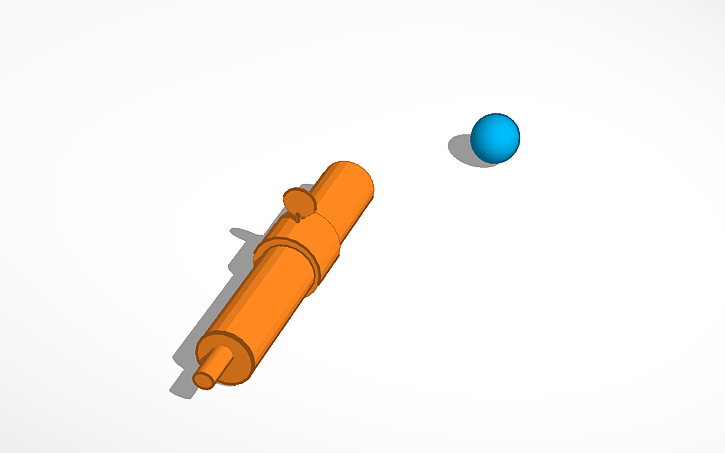 3D design ball launcher design (dont 3d print) | Tinkercad