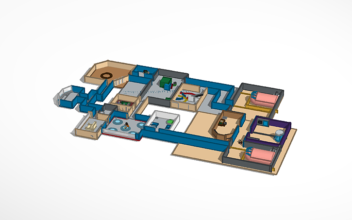 3D design Among map - Tinkercad