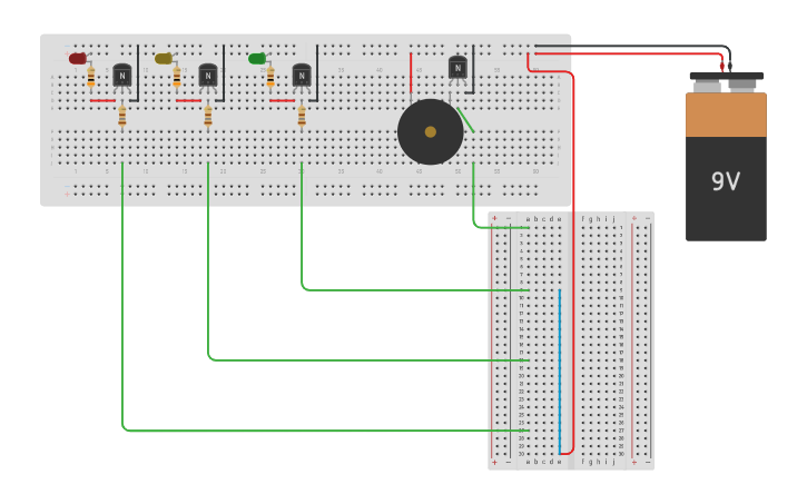 Circuit Design Copy Of Water Level Indicator Tinkercad