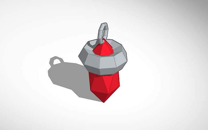 3D design pin - Tinkercad