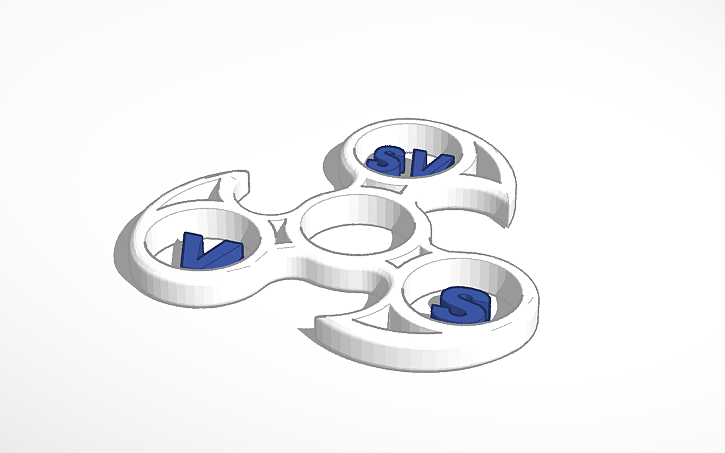 3D design Fidget Spinner - Tinkercad