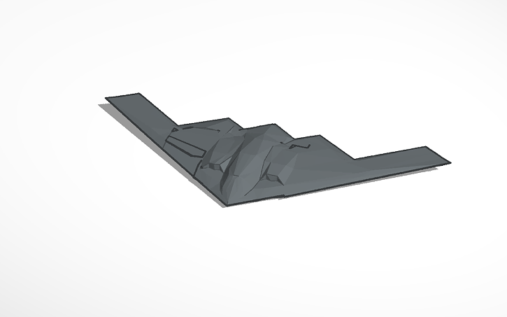 3D design B2 Stealth Bomber - Tinkercad