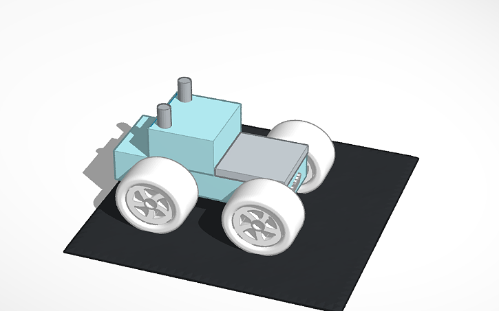 3D design Monster truck | Tinkercad