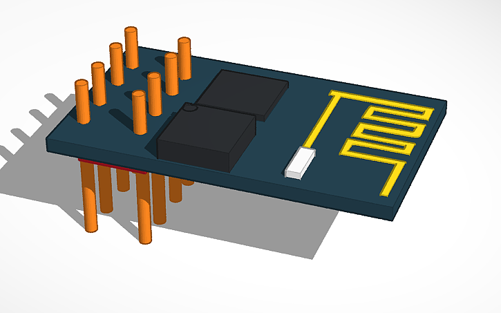 3d Design Esp8266 Tinkercad