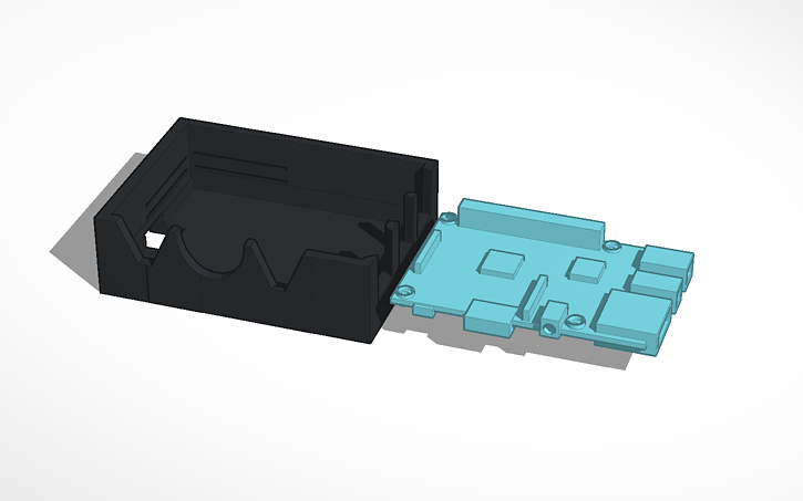 3D design Raspberry Pi 3 Case - Tinkercad