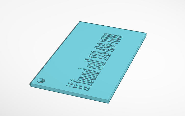 3D design wallet - Tinkercad