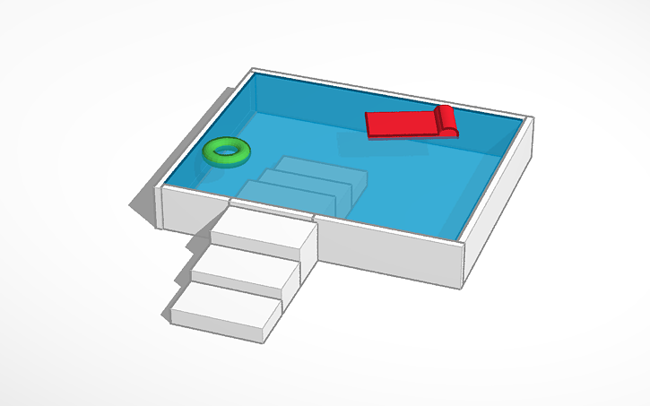 3D design pool - Tinkercad