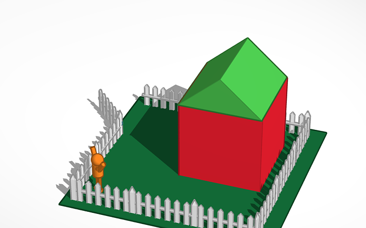 3D design Cassidy W. Paul N. Picket Fence - Tinkercad