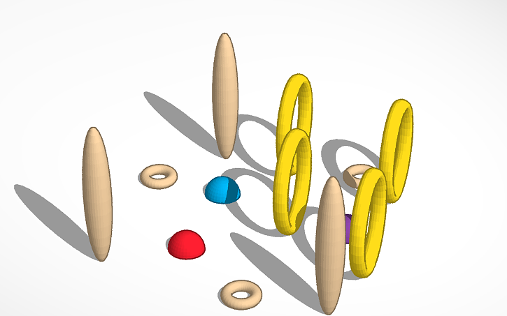 3D design koopalings' wands and bracelets - Tinkercad