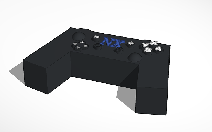 3D design Game Controller - Tinkercad
