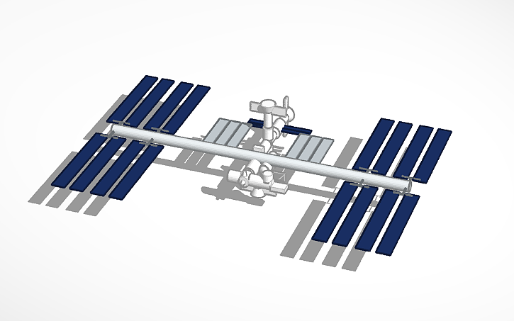 3D design International Space Station - Tinkercad