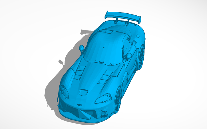 3D design sports car - Tinkercad