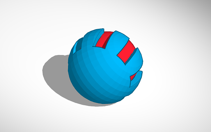 3D design ball joint - Tinkercad