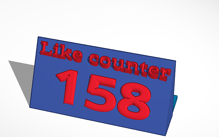 3d Design Like Counter Tinkercad