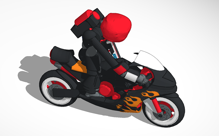 3D design Motorcycle | Tinkercad