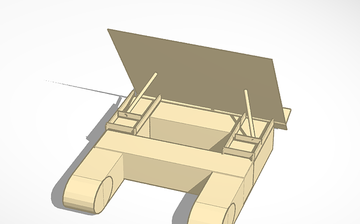 3D design Adjustable stand - Tinkercad