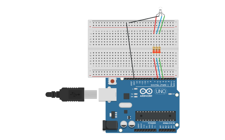 Circuit design PRACTICA 6 | Tinkercad