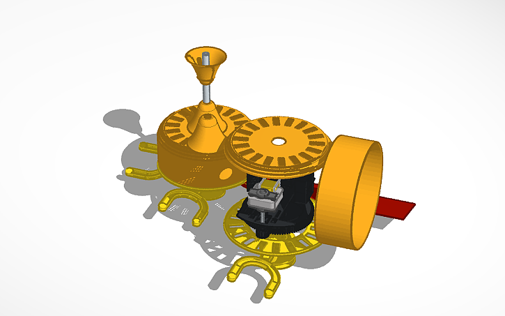 3D design Panama Gear Driven Ceiling Fan replica - Tinkercad