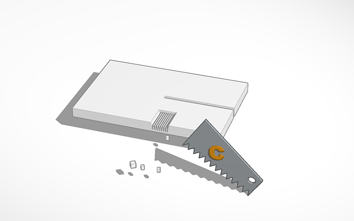 3D design Copy of Radon Saw - Tinkercad