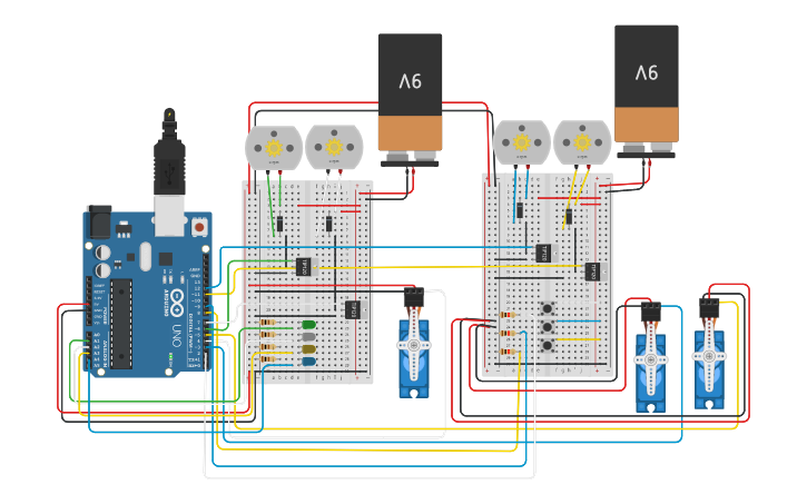 Circuit design Proyecto 1 | Tinkercad