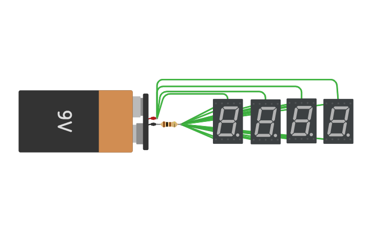 Circuit Design Cool 7 Segment Display Tinkercad 2665