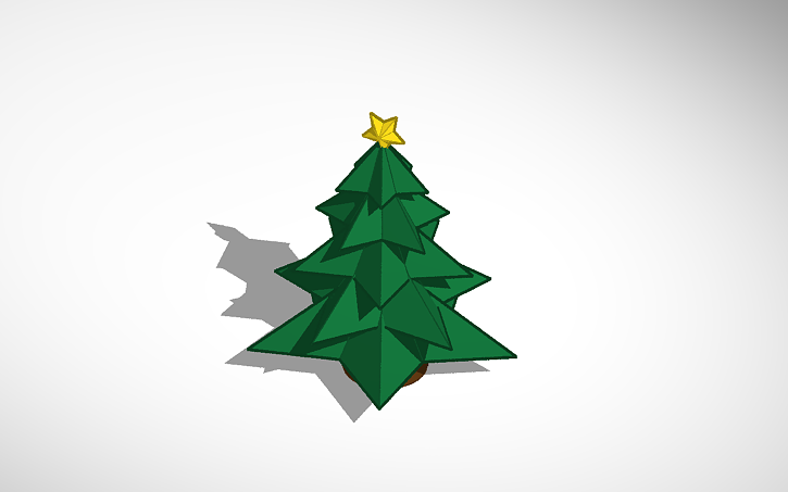 3D design Christmas Tree - Tinkercad