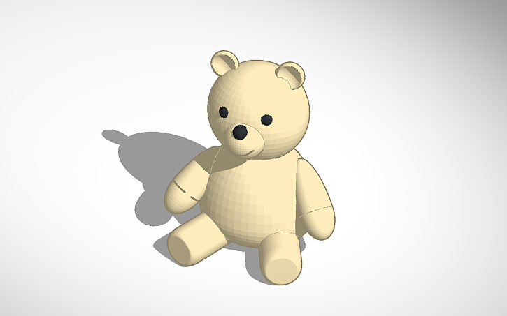 3D design BEAR - Tinkercad