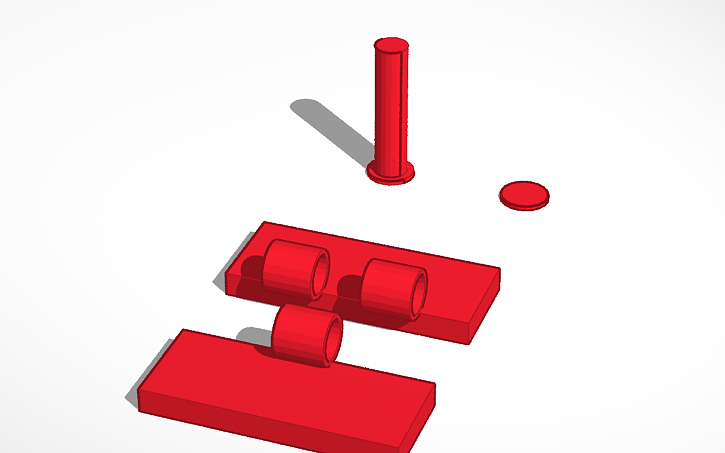 3D design Hinges - Tinkercad