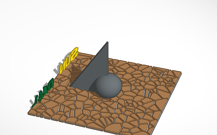 3D design Sun Dail - Tinkercad