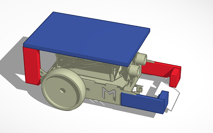 3D design mBot v.1 - Tinkercad