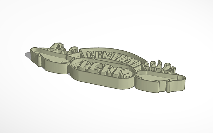 3D design Central Perk - Tinkercad