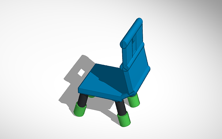 3D design chair - Tinkercad