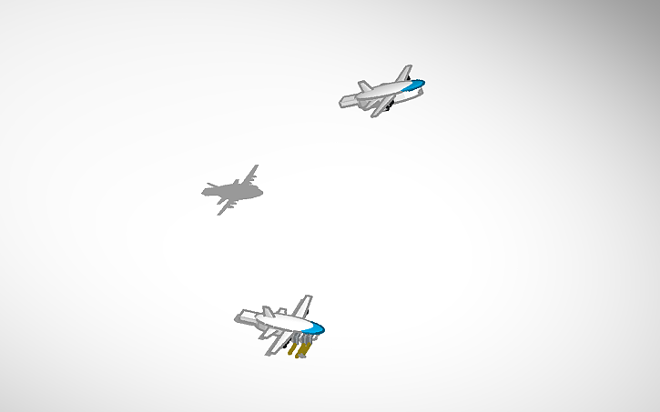 3D design sus plane - Tinkercad