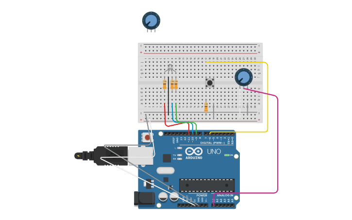 Circuit design tarea 2 - Tinkercad
