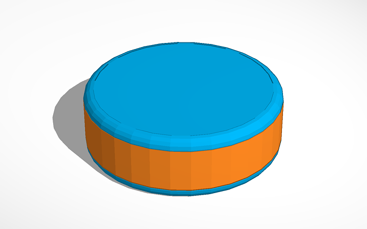 3D design Hockey Puck - Tinkercad