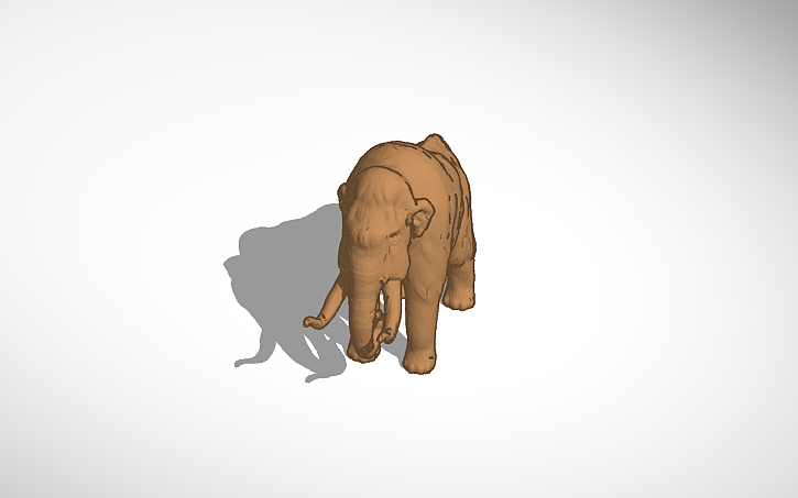 3D design Mammoth. - Tinkercad